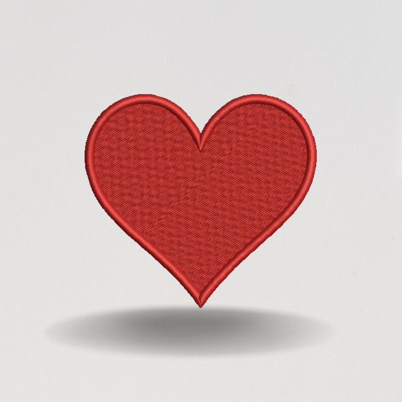 Heart Embroidery Design, Heart Embroidery Files, Mini Heart Embroidery ...