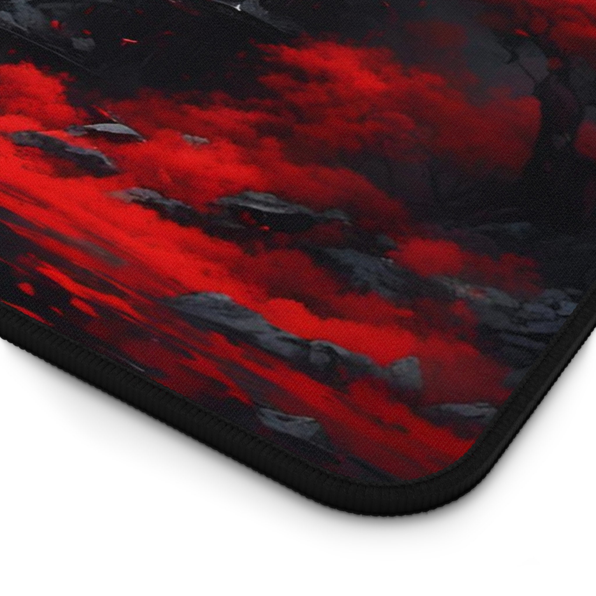Elden Videogame Inspired, Medieval Knight, Black and Red Mouse Pad Desk ...