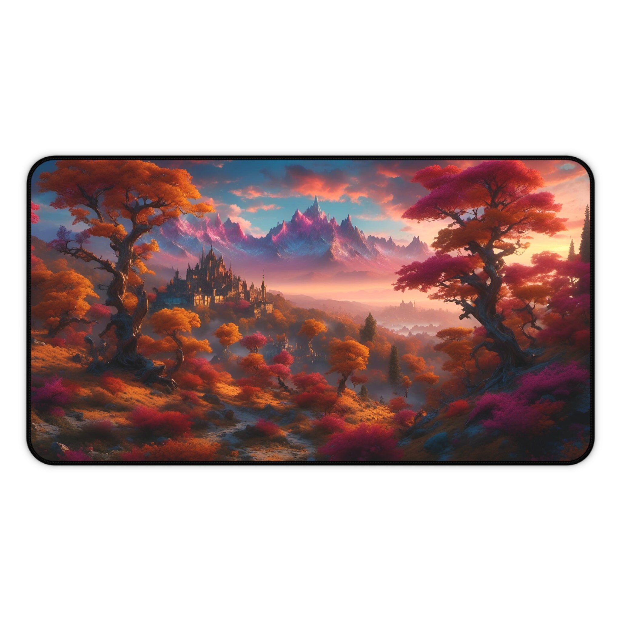 Beautiful Mountain Scenery Mouse Pad Desk Mat AI Design Creation - Etsy