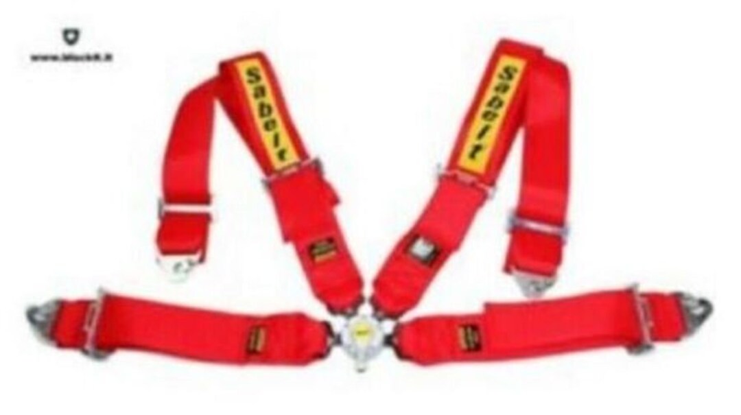 SABELT RED Universal 3' Inch 4 Point Racing Seat Belt - Etsy