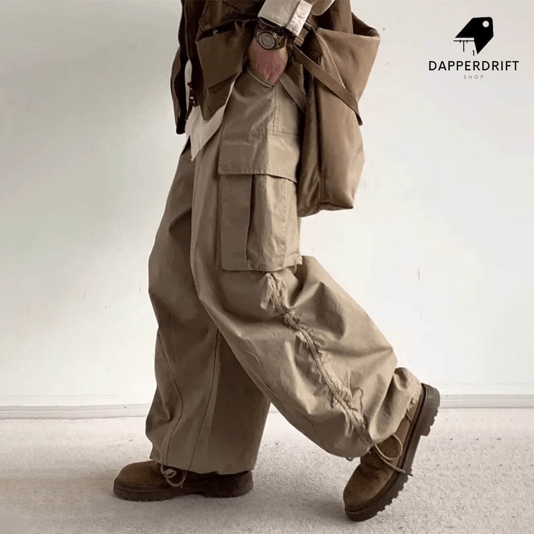 Multi-pocket Baggy Pants Oversize Wide Leg Cargo Streetwear Hip Hop ...