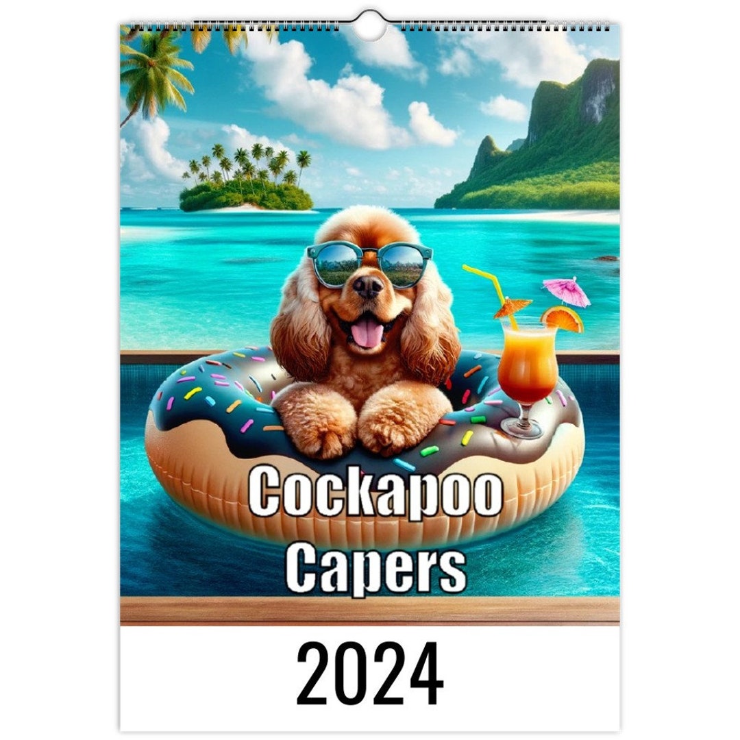 2024 Cockapoo Capers Calendar: A Year of Smiles & Surprises - Etsy