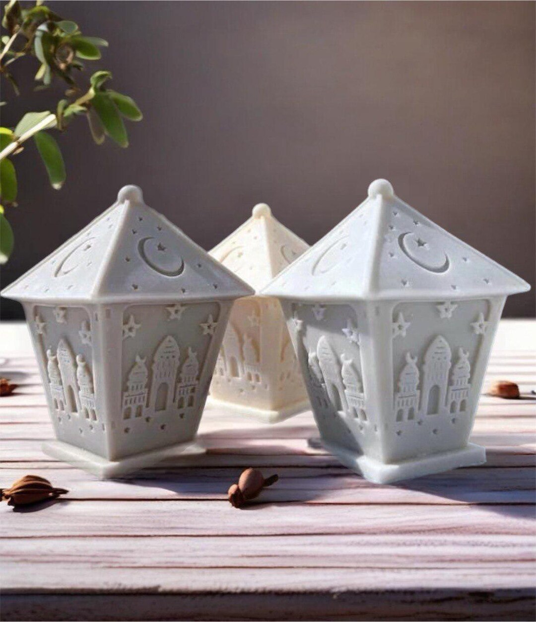 Ramadan Lantern Candle Soy Scented Candle Eid Ramadan Candle Perfect ...