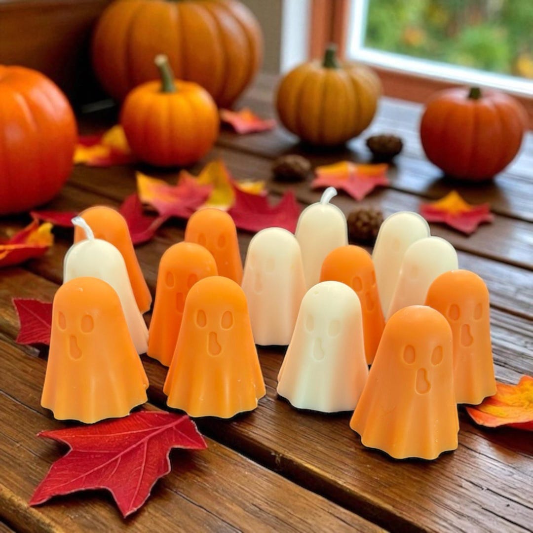 Mini Ghost Candle: Halloween Party Favors, Fall Home Decor, Spooky ...