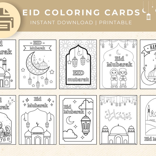 Eid Mubarak Greeting Card - Etsy