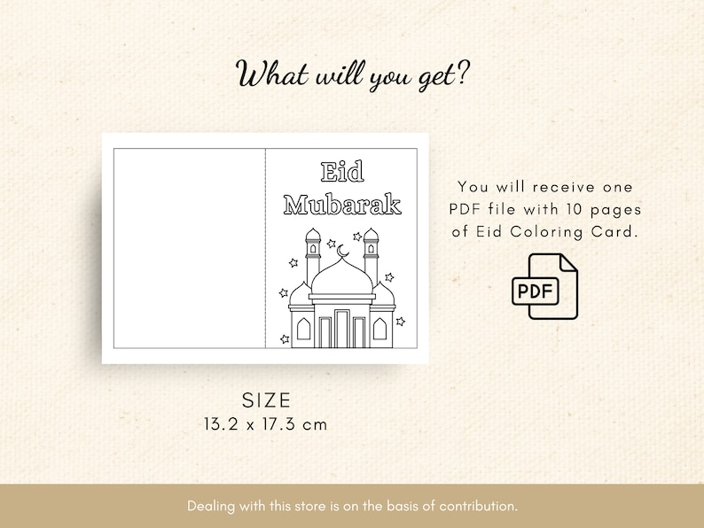 Eid Coloring Cards, DIY Eid Cards, Printable Eid Cards, Eid Kids ...