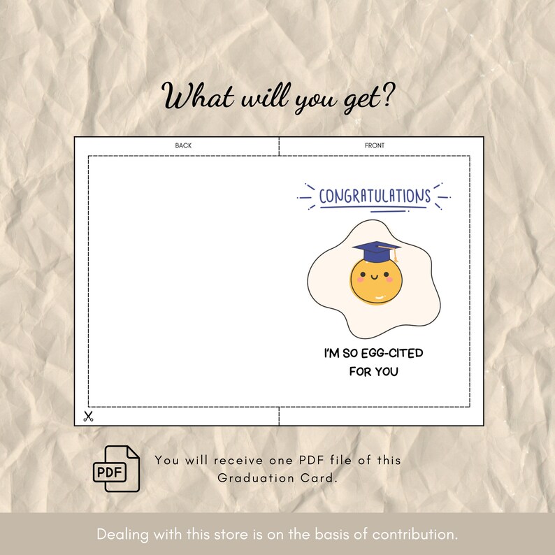 Printable Graduation Card, DIY Graduation Card, Egg-cited, High School ...