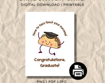 Printable Graduation Card, DIY Graduation Card, Smart Cookie, High ...