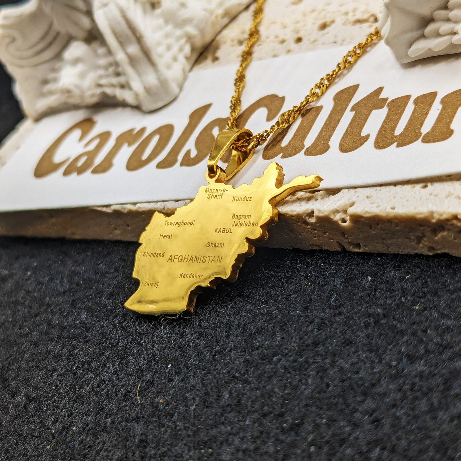 18K Gold Plated Afghanistan Necklaces, Afghanistan Necklace ...