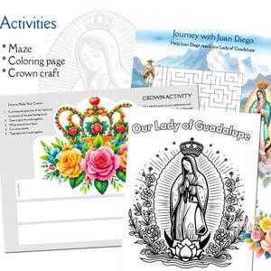 Our Lady of Guadalupe - Feast Day Celebration Bundle - Printable Prayer ...