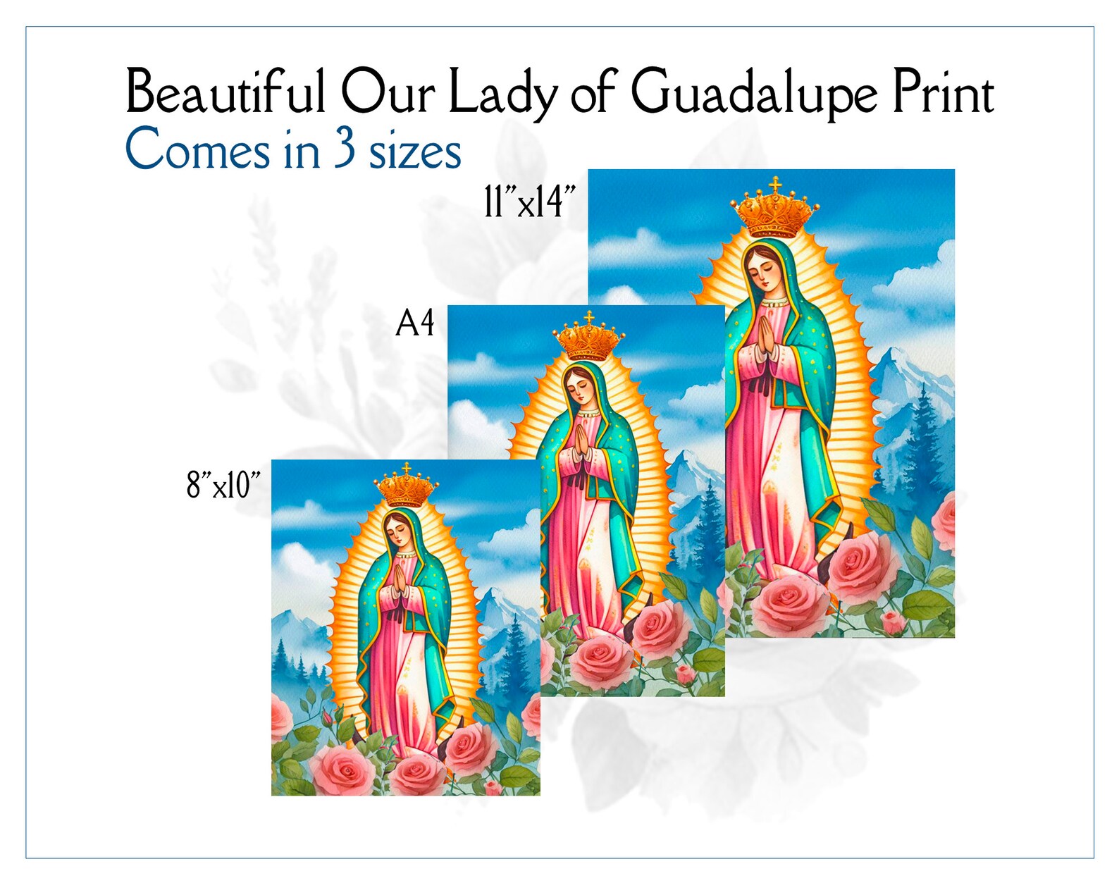 Our Lady of Guadalupe - Feast Day Celebration Bundle - Printable Prayer ...
