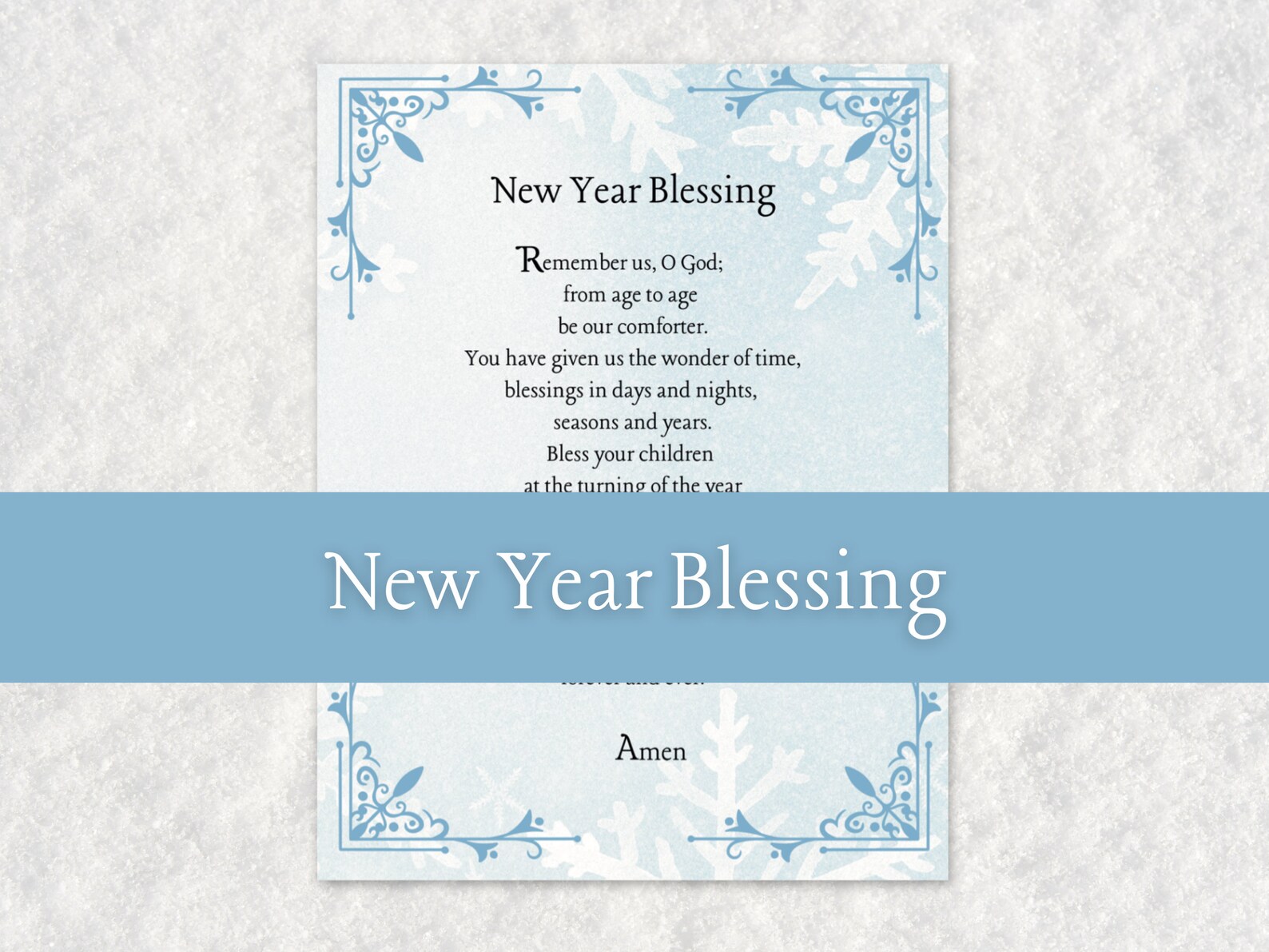 Blessings for the New Year Prayer, New Years Prayer, Prayer Art, Prayer ...