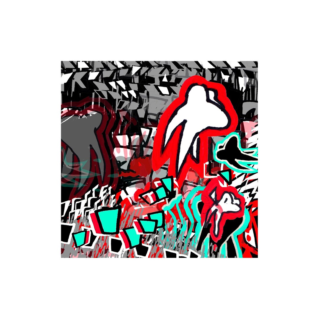 Teeth Nightmare - Digital Illustration Print - Etsy