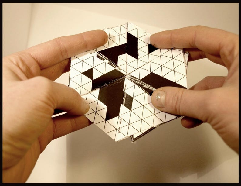 Find the Rabbit Puzzle Zine 3rd Edition - Flat Rubik's Cube Paper ...