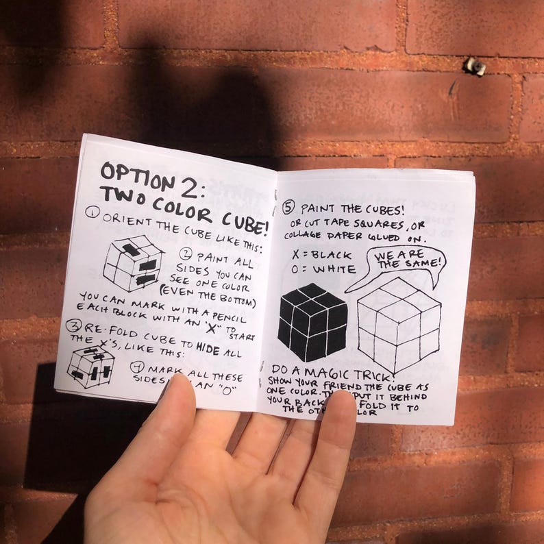 Zine: Make Your Own Infinity Cube - Fidget Toy With Wood Blocks. Maker ...