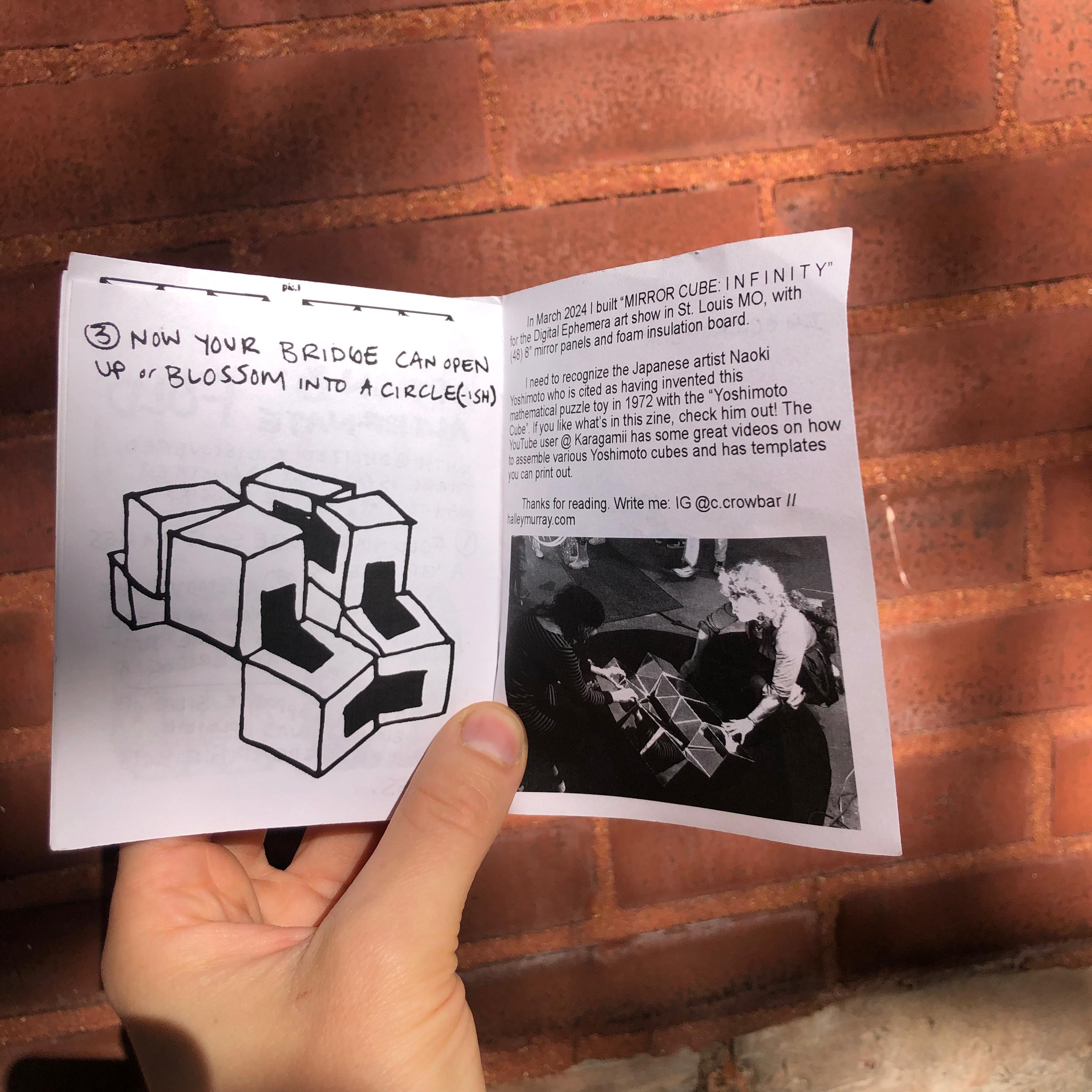 Zine: Make Your Own Infinity Cube - Fidget Toy With Wood Blocks. Maker ...