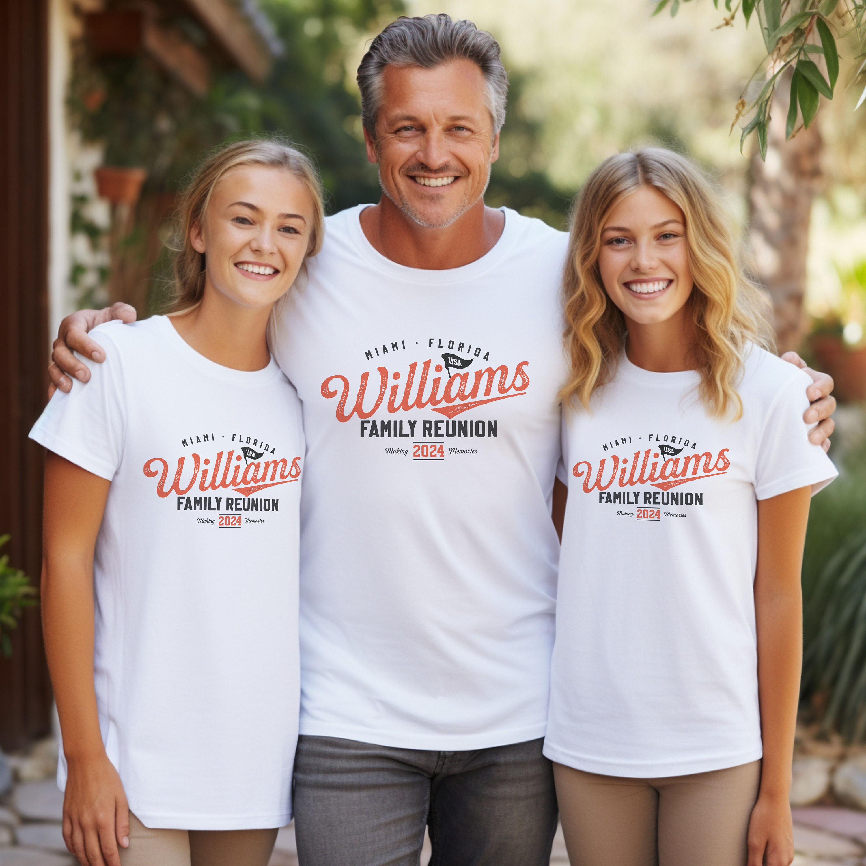 Custom Family Reunion T-shirts, Bulk Order Matching Family Tshirts ...