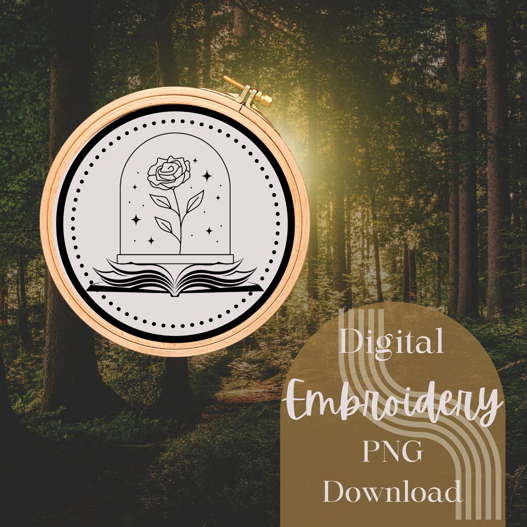 Fairy Tale/book Inspo/floral Embroidery Design PNG Download - Etsy