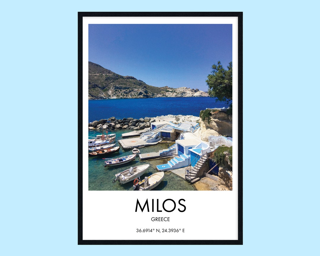 Milos Print, Milos Wall Art, Milos Poster, Milos Photography, Milos Art ...