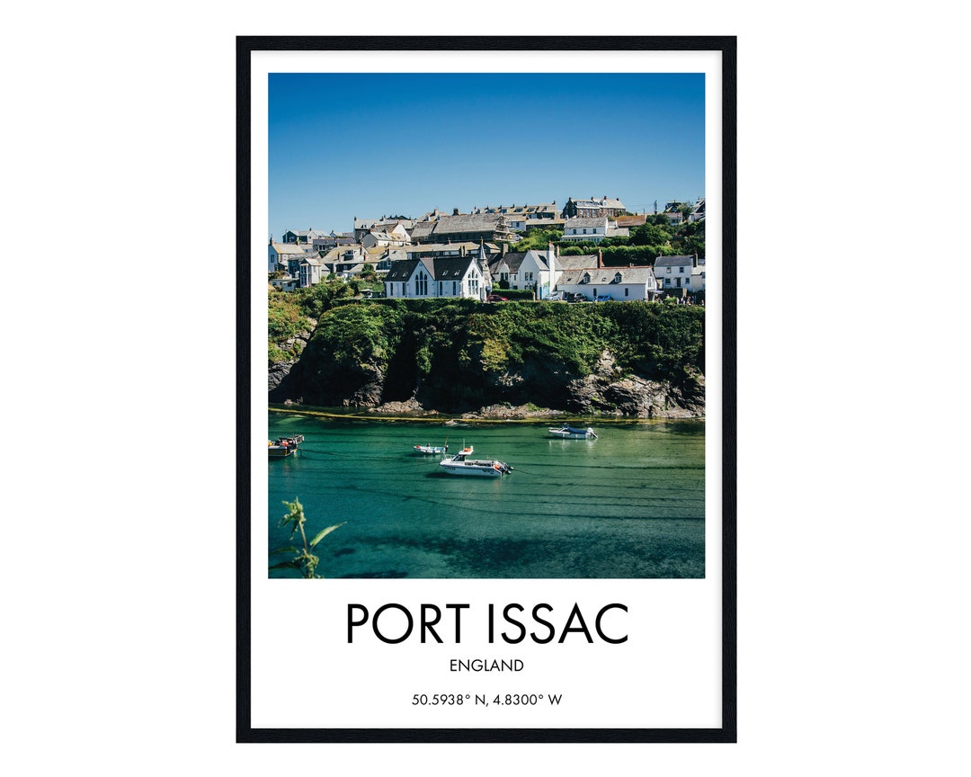 Port Issac Poster, Port Issac Wall Art, Port Issac Wall Decor, Port ...