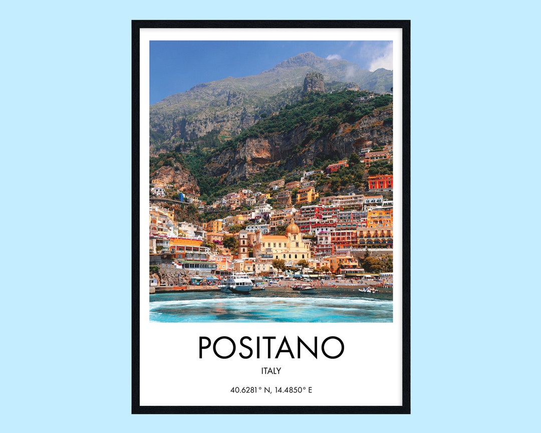 Positano Print, Positano Wall Art, Positano Poster, Positano ...