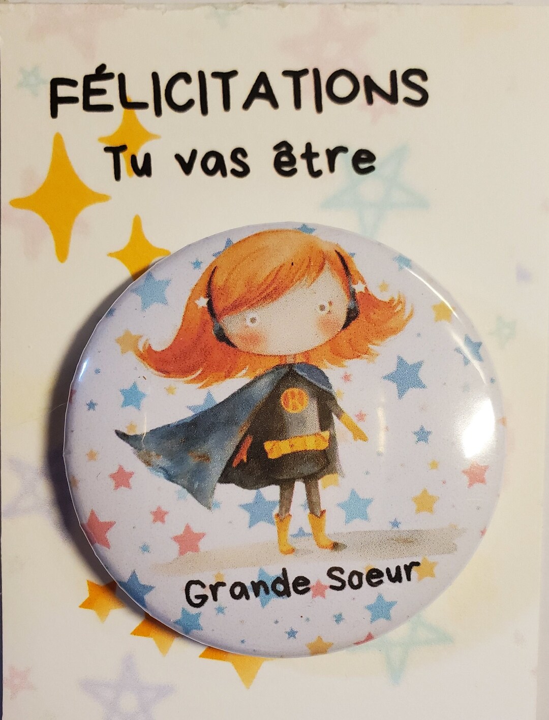 Big Sister / Big Brother Badge - Etsy