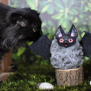 Teddy Bat With Mobile Wings and Red Eyes Stuffed Animal Toy Bat Cub - Etsy
