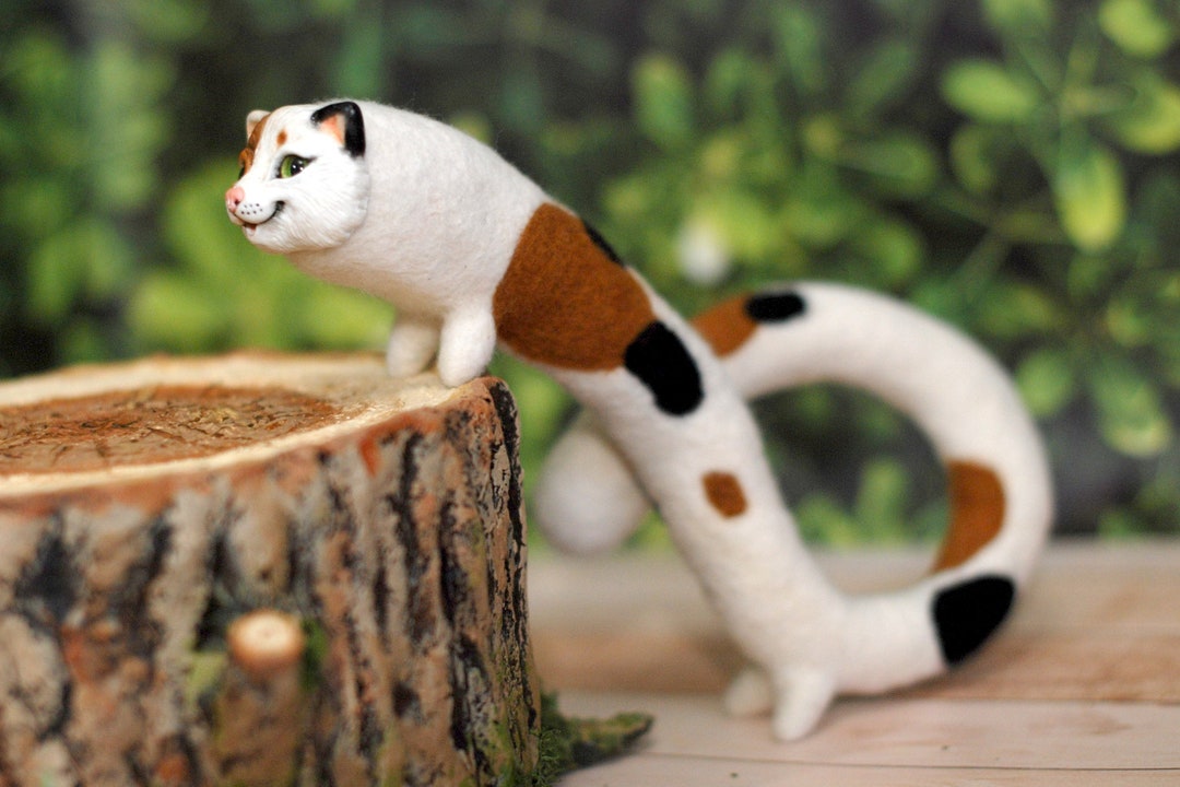 Japanese Lucky Cat Good Luck Cat Tricolor Cat - Etsy