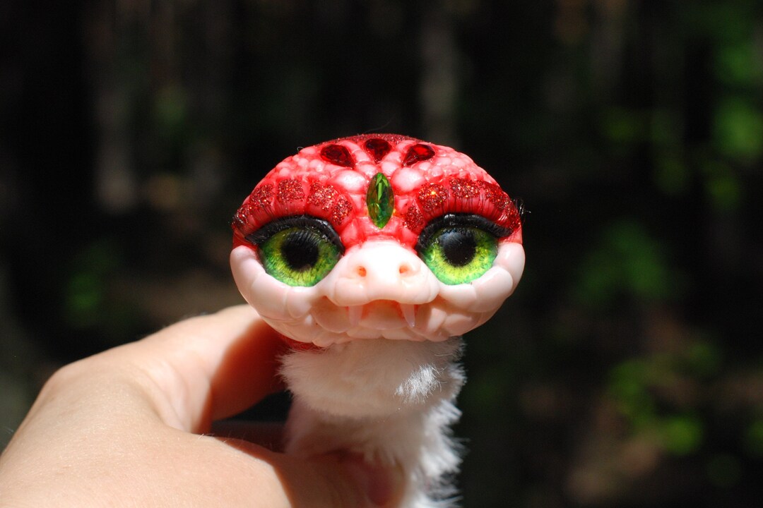 Snake Stuffed Animal- Magic Decoration for Home and Christmas Tree - Etsy