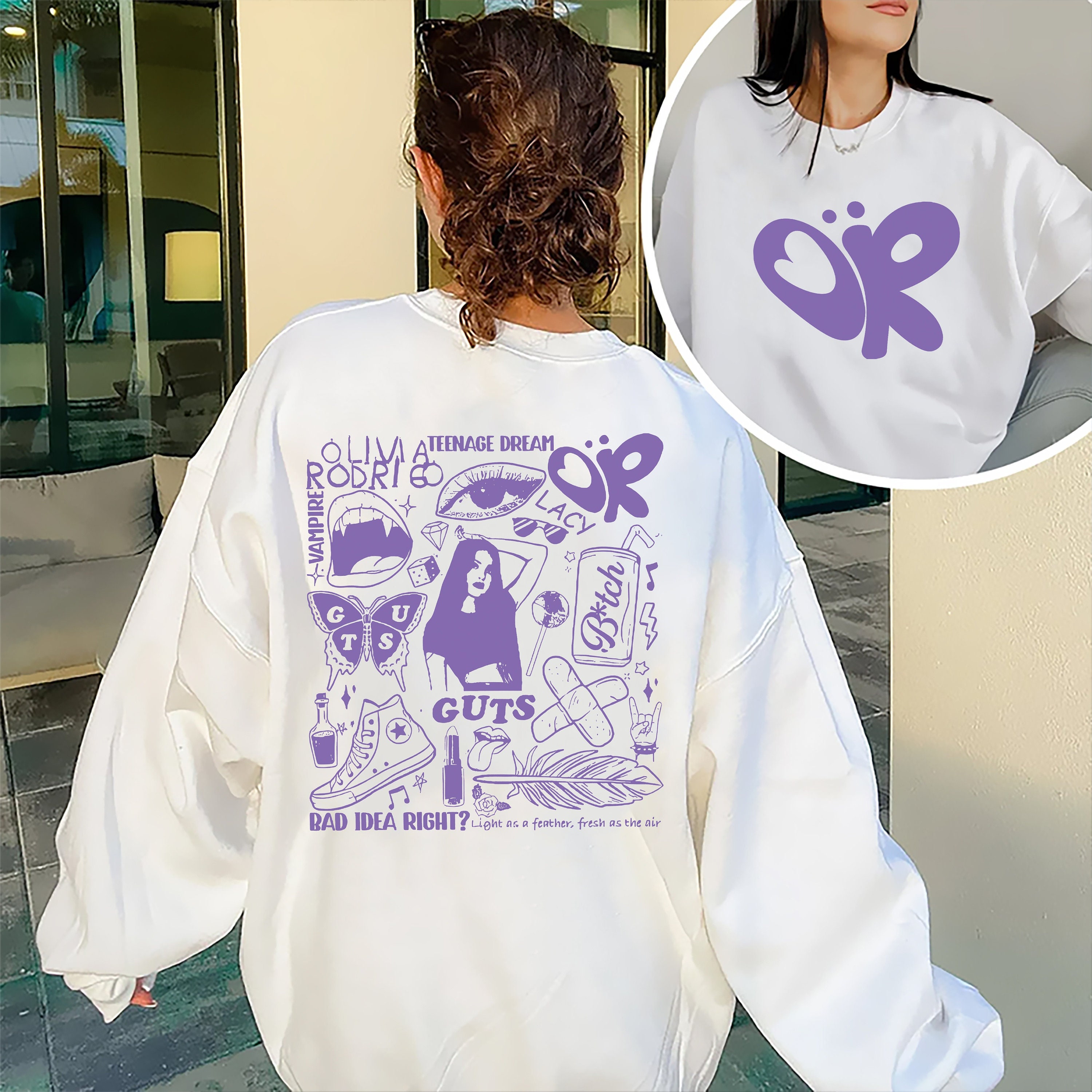 Olivia Rodrigo Guts, Olivia Rodrigo Guts Merch, Guts Tour 2024 ...