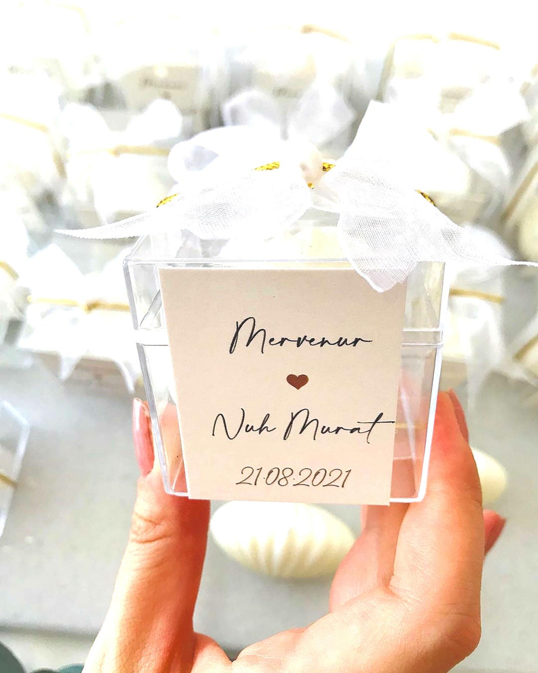 Sea Shell Handmade Candle, Shell Shaped Candle Wedding Favors ...