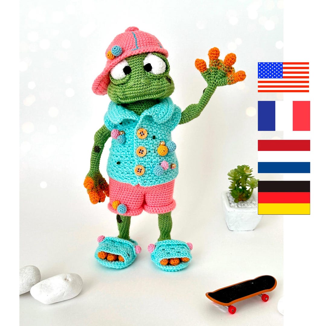 Mr. Splash Frog (only Crochet, PDF) - Etsy