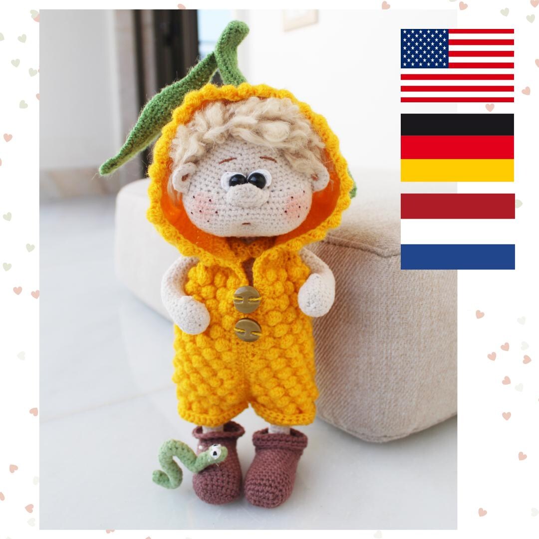 Crochet Corn Doll Pattern: Amigurumi Toy (PDF English) - Etsy
