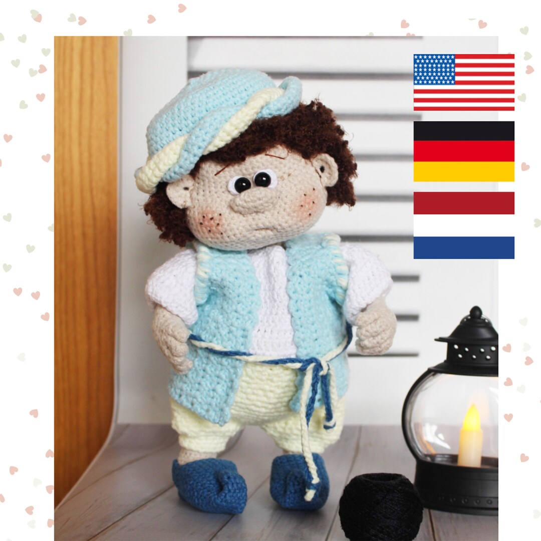 Crochet Sultan Pattern - Crochet Arabian Toy - Amigurumi Pattern ...