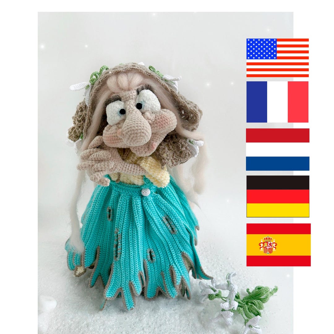 Spring Witch (only Crochet, PDR) - Etsy