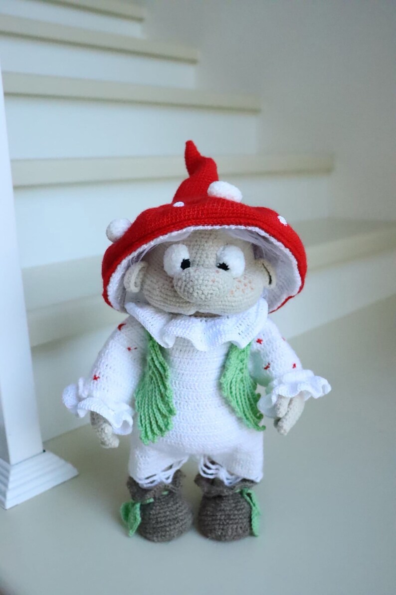 Old Fly Agaric Man crochet Pattern, PDF - Etsy