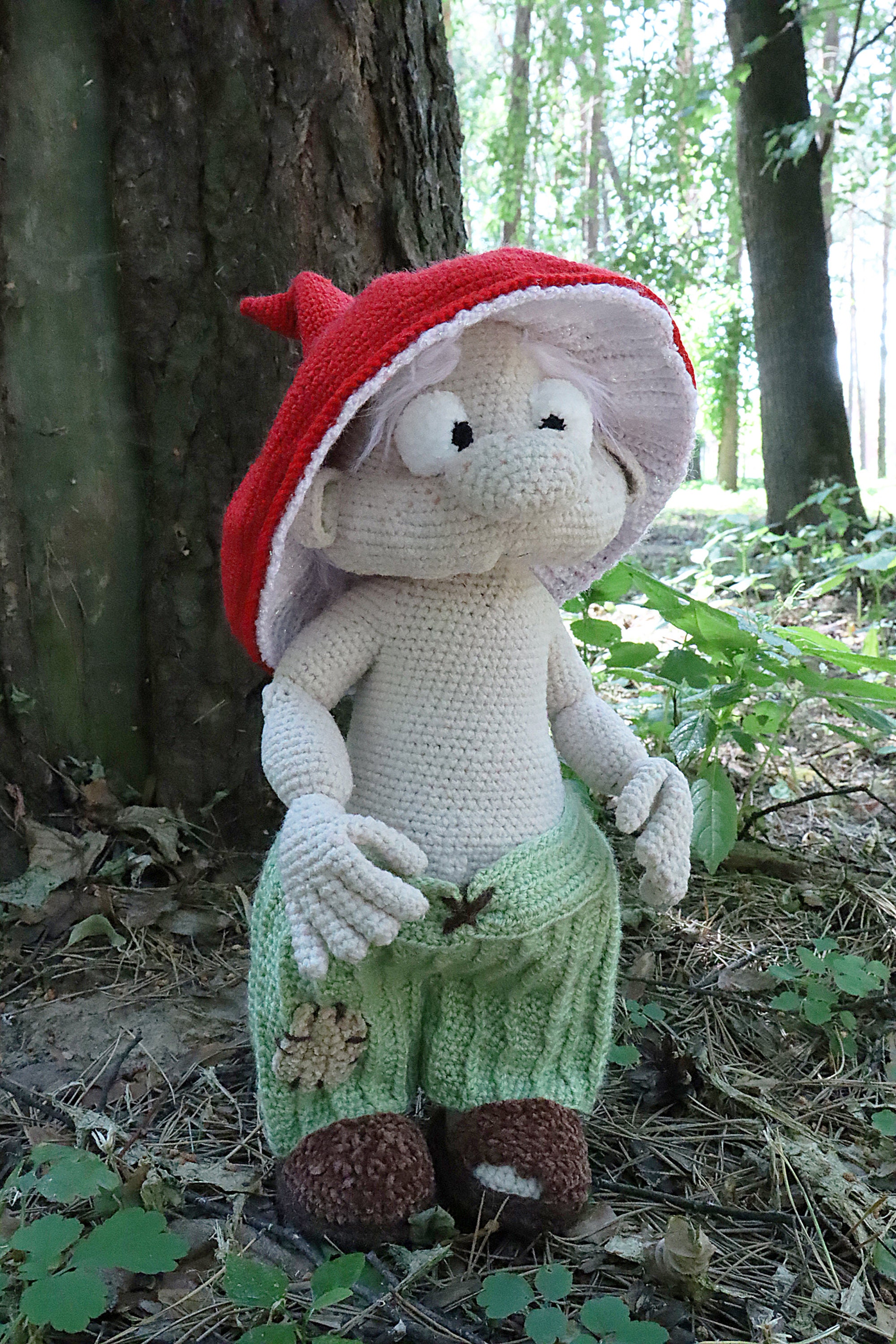 Old Fly Agaric Man crochet Pattern, PDF - Etsy
