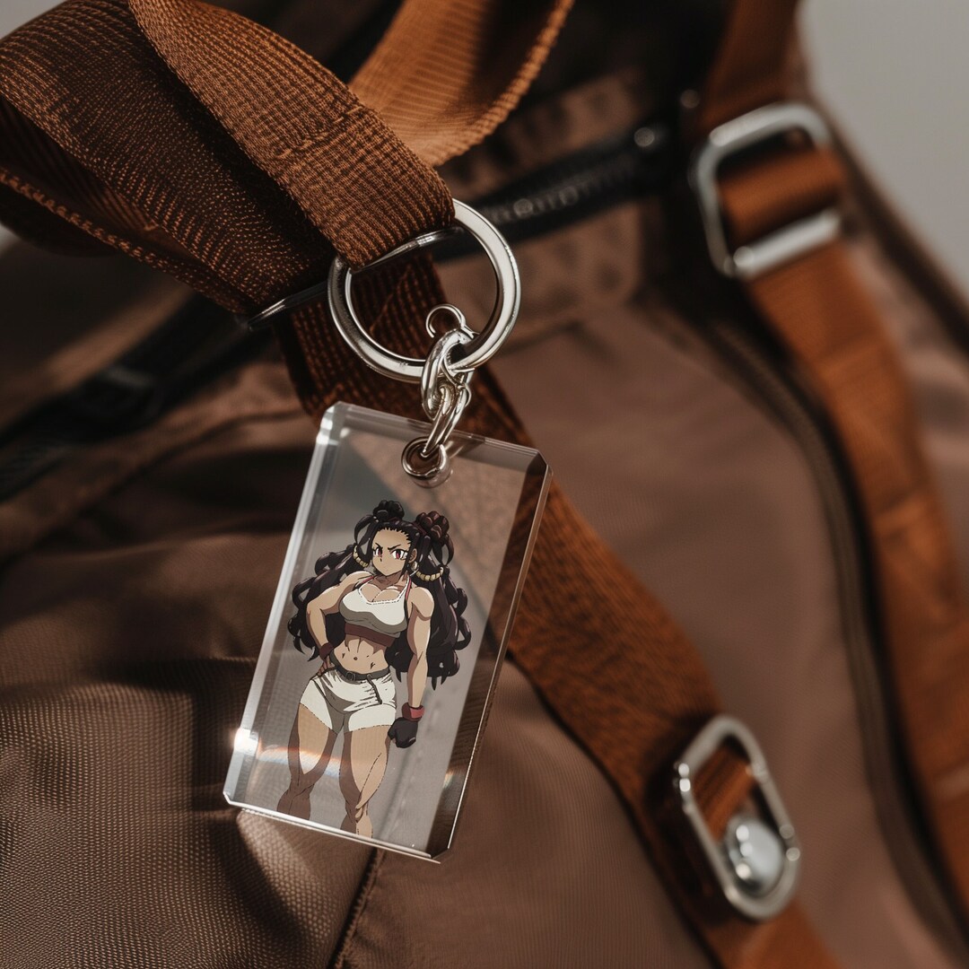 ANIME GYM BAE: Inspirational Die-cut Anime Keychain for Fitness & Anime ...