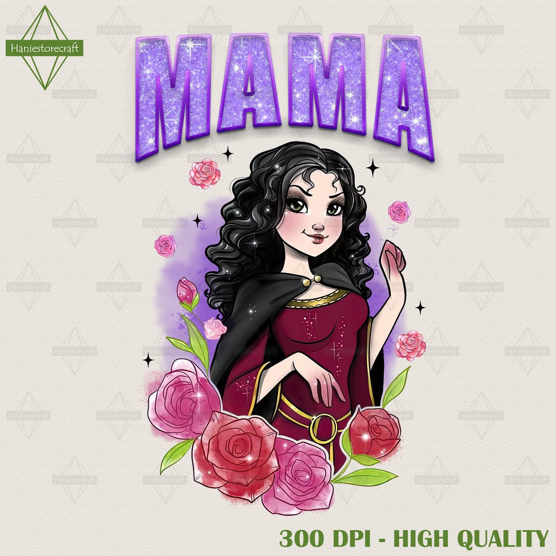 Mama Cartoon Png, Gift for Mom Png, Retro Mama Shirt Design, Cartoon ...