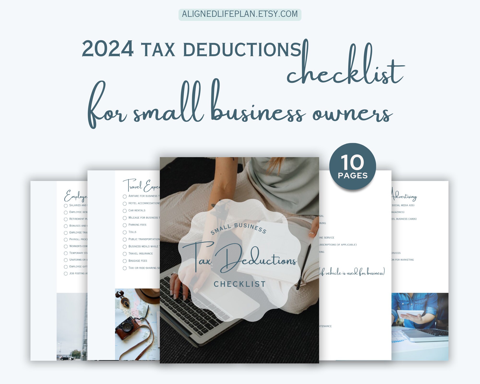 Tax Deductions Checklist for Small Business Deductible Expenses Tax ...