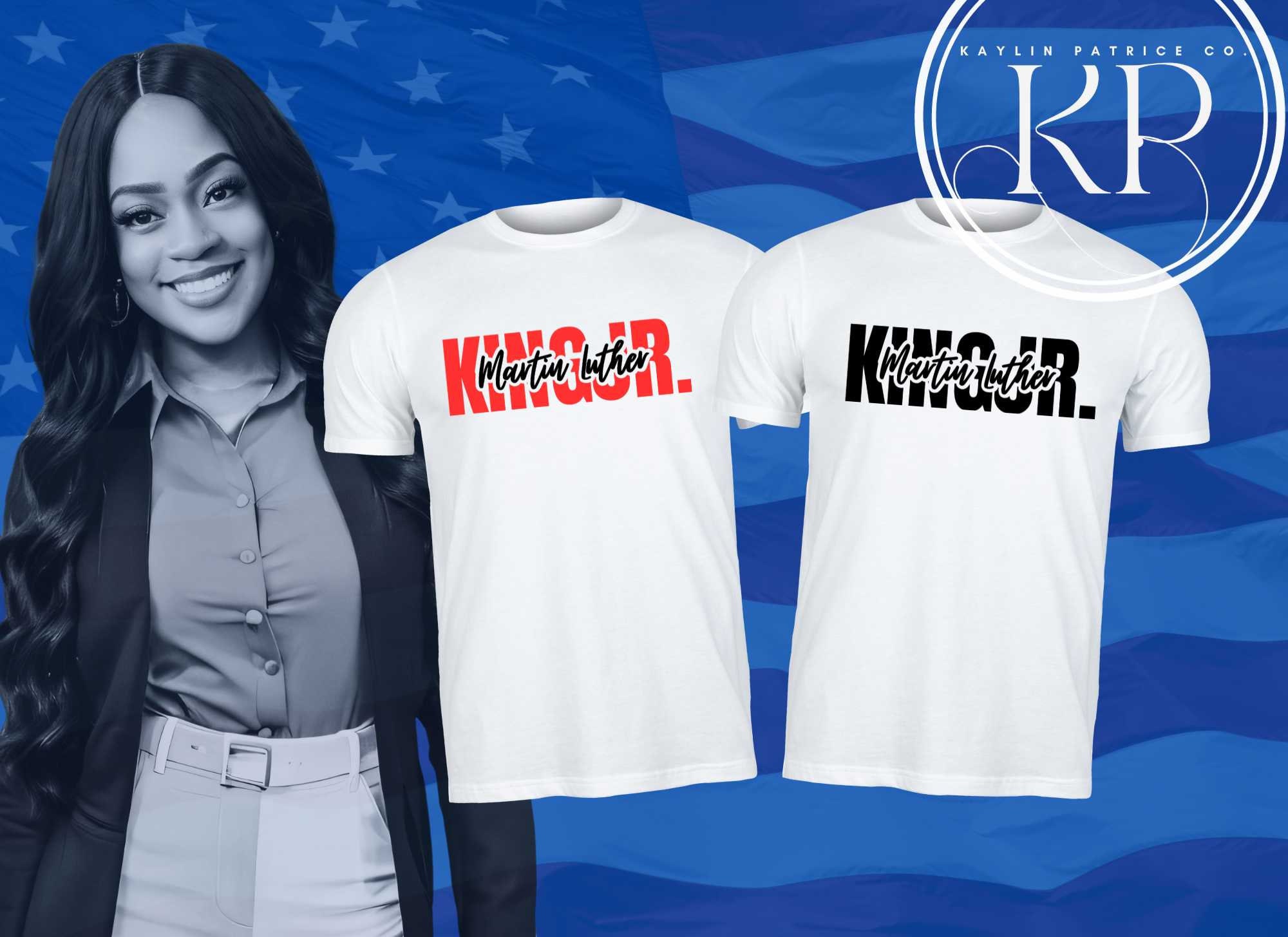 MLK T-SHIRT DESIGN Png File Martin Luther King Jr. Name Design - Etsy