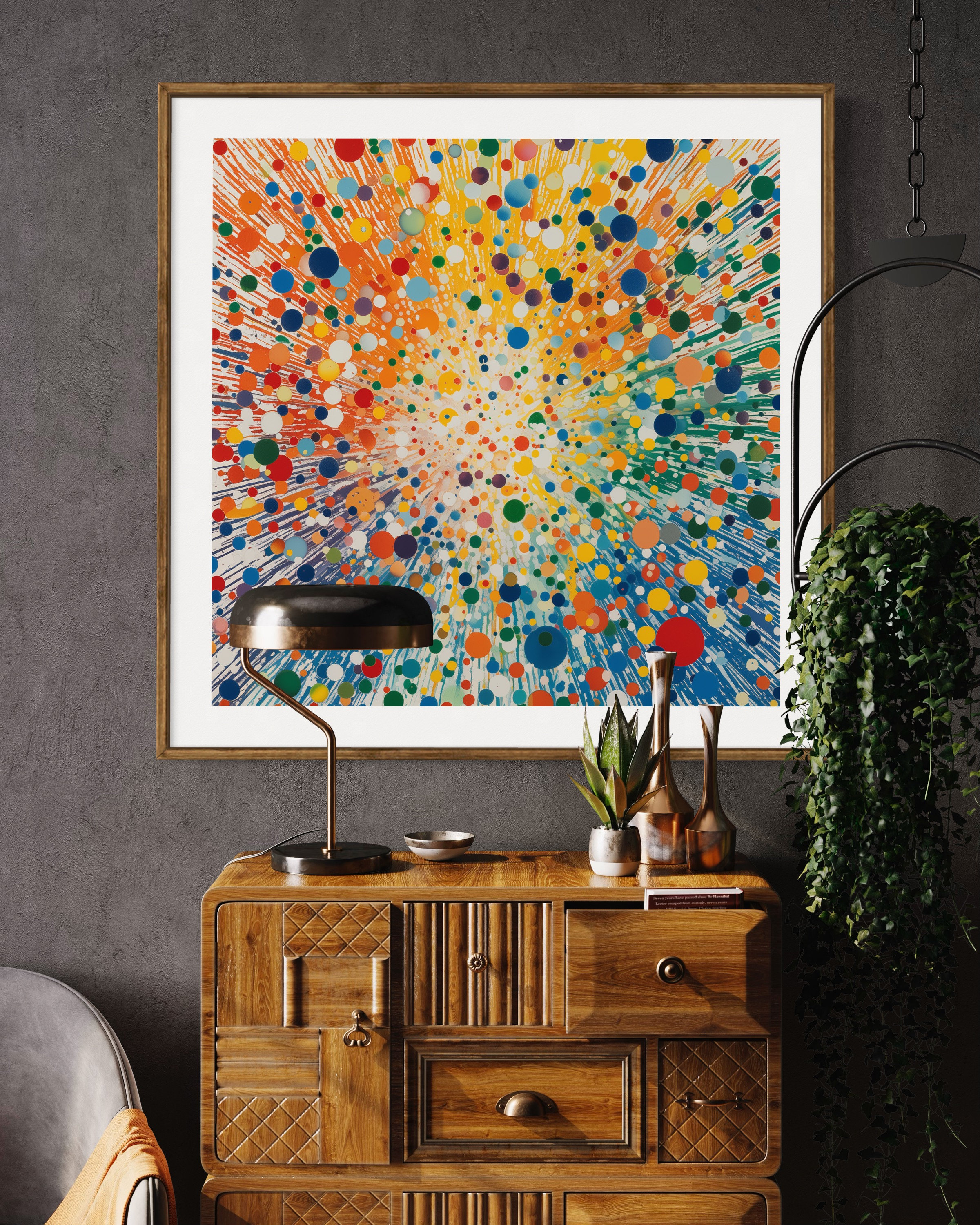 Original Mid-century Modern Art Style Digital Download, Eye-catching ...