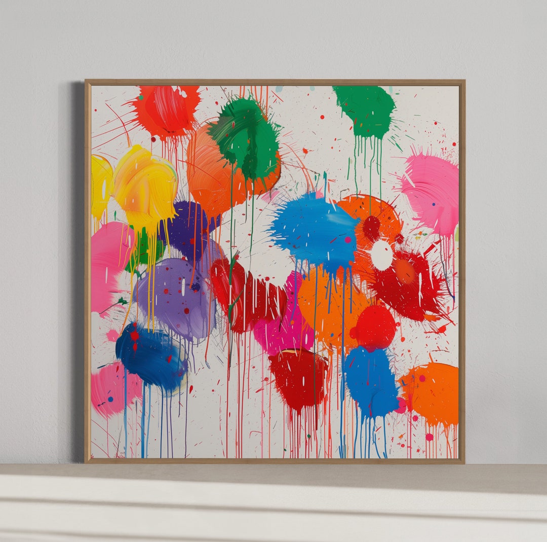 Original Art Digital Download Focal Point, Splat Pop, Stunning ...