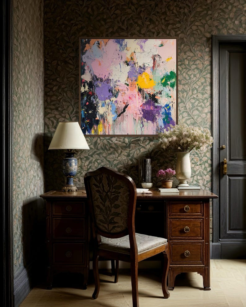 Abstract Expressionist Art Download | Original Large Square Modern ...