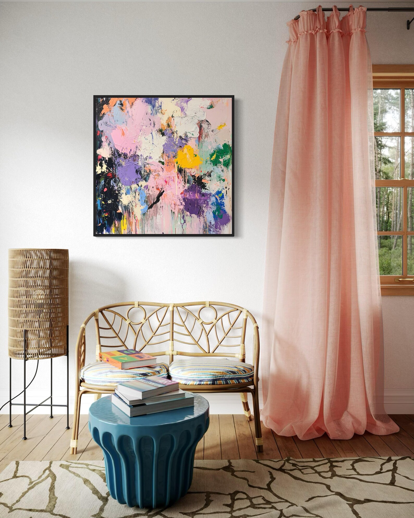 Abstract Expressionist Art Download | Original Large Square Modern ...
