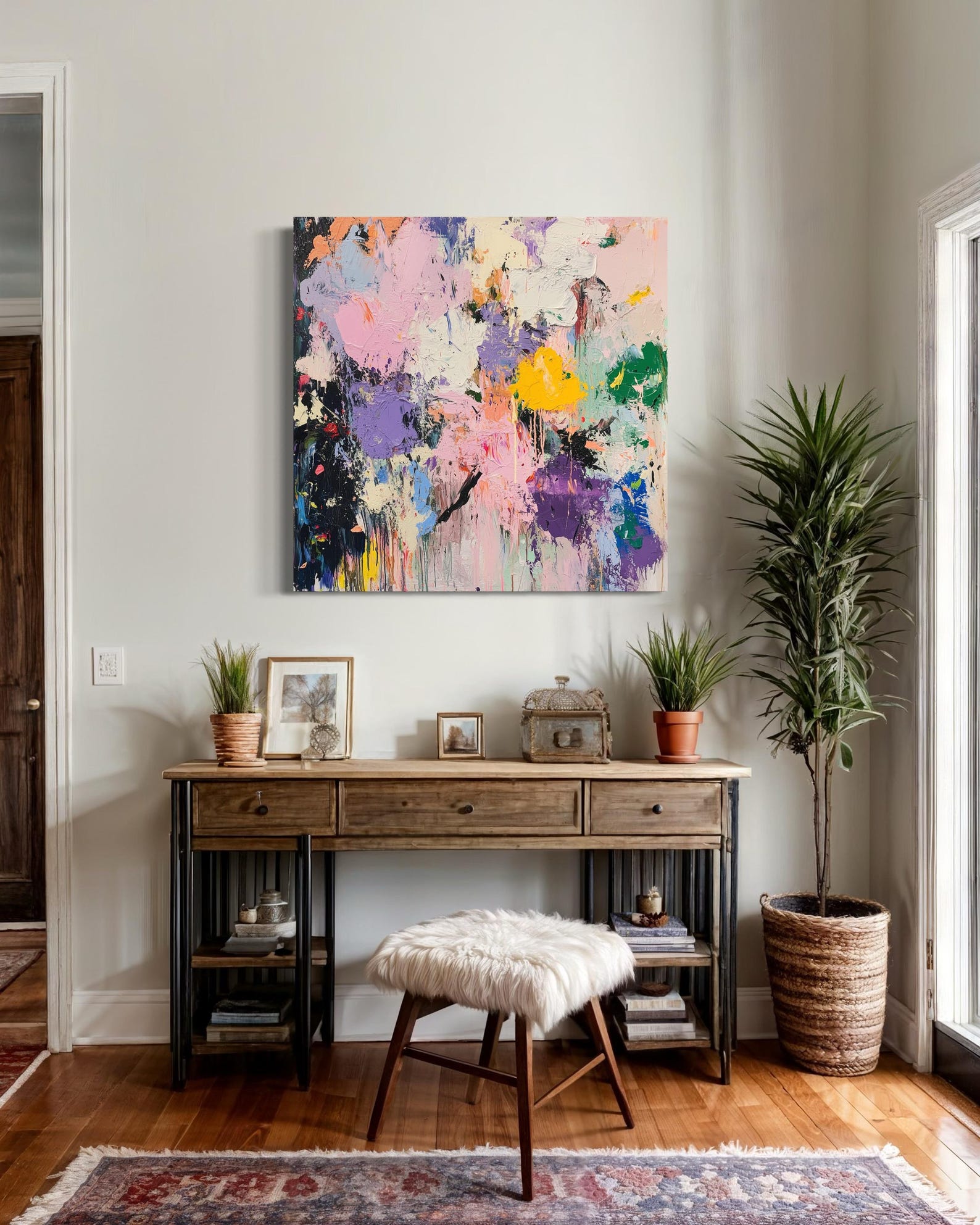 Abstract Expressionist Art Download | Original Large Square Modern ...