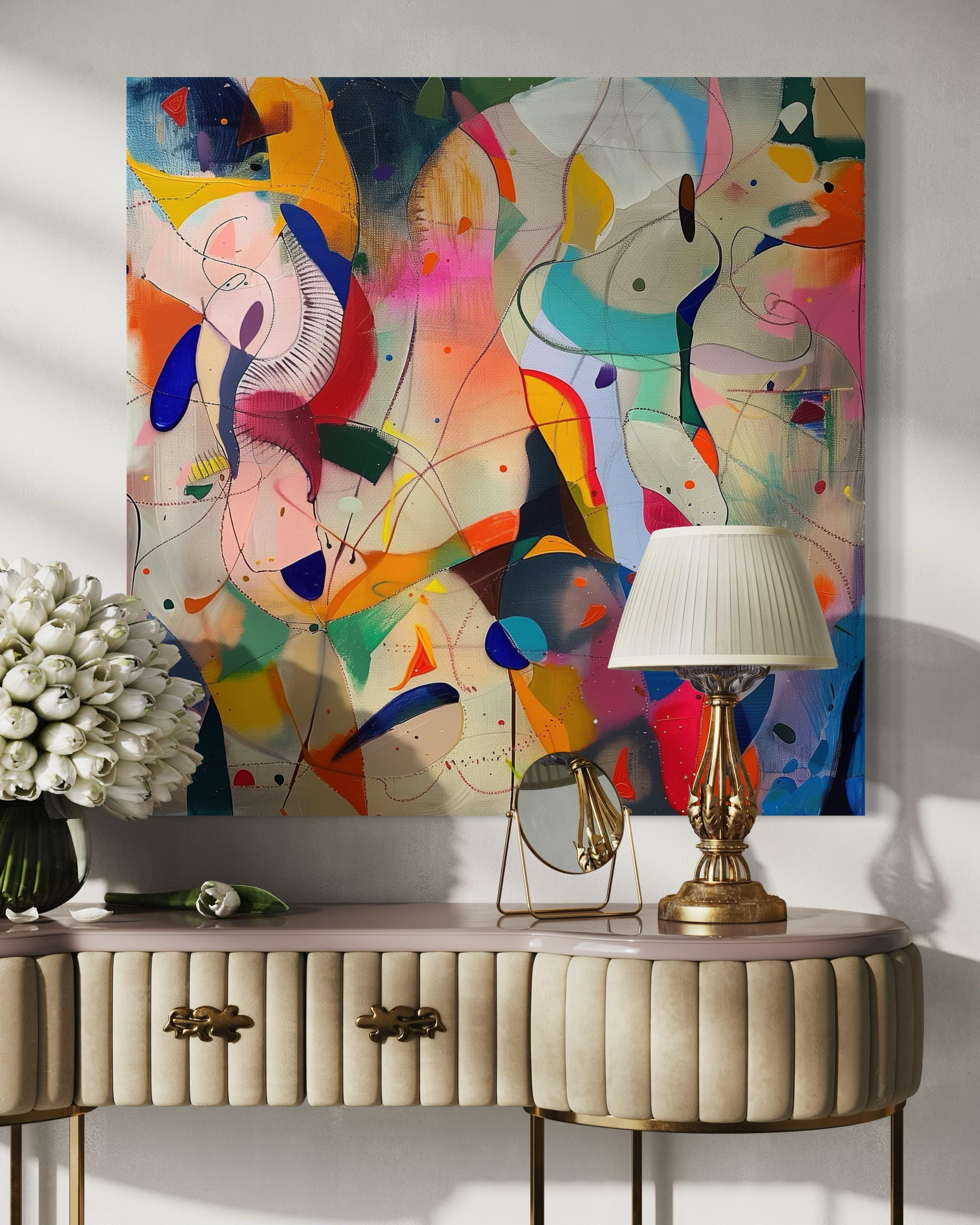 Abstract Expressionist Art Download | Original Classic Square Modern ...