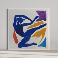 Dynamic Dance Movement Art Print Bold and Colorful Abstract Design ...