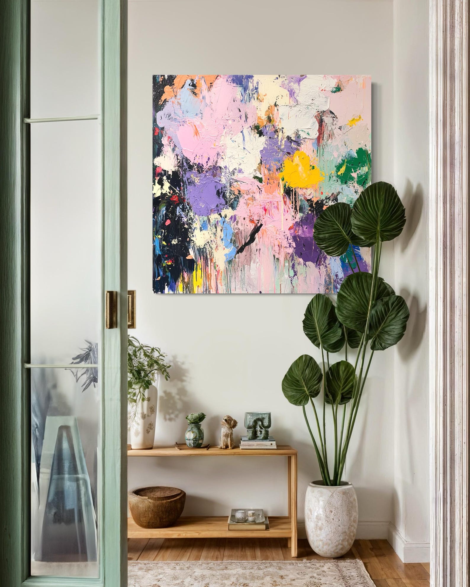 Abstract Expressionist Art Download | Original Large Square Modern ...