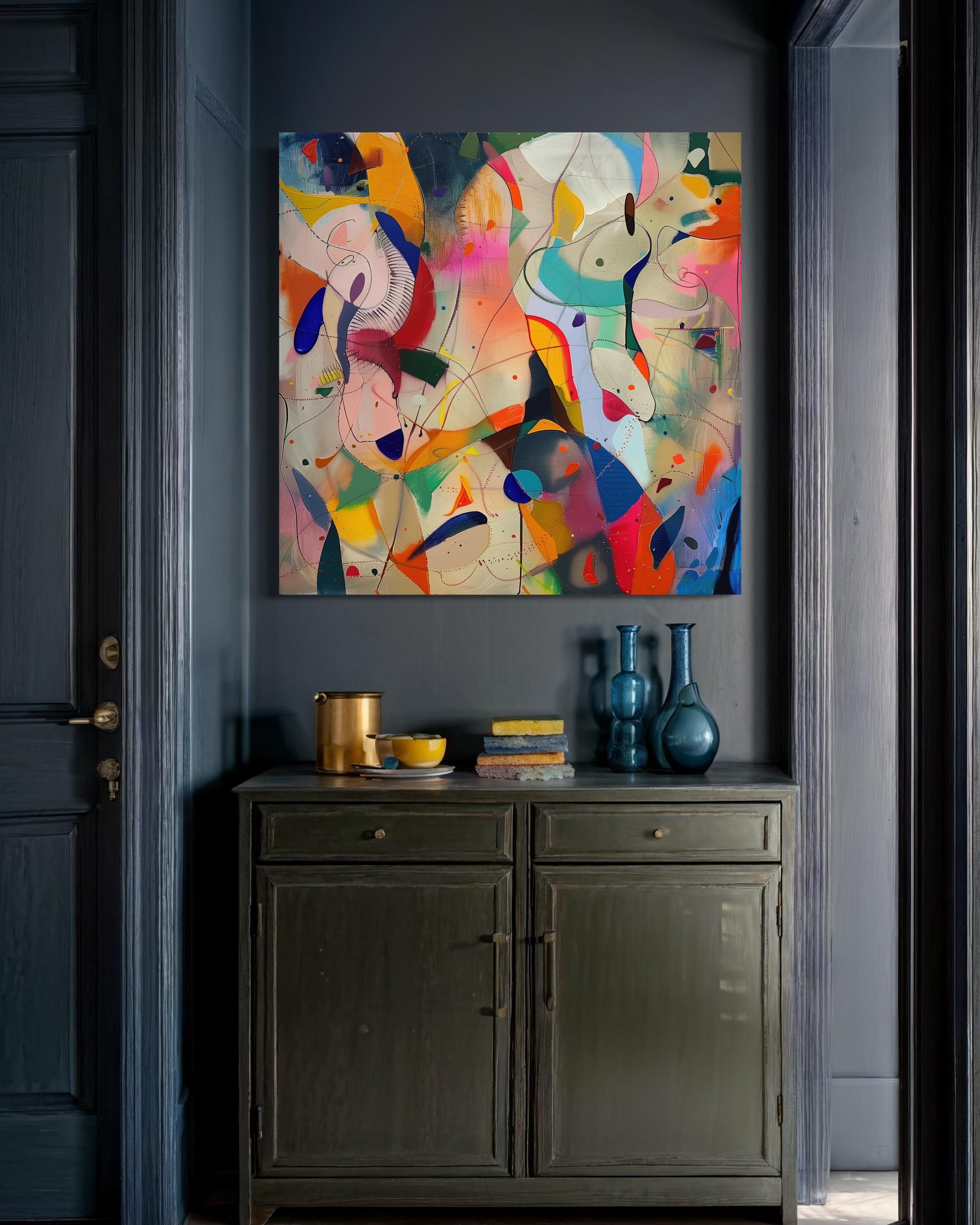 Abstract Expressionist Art Download | Original Classic Square Modern ...